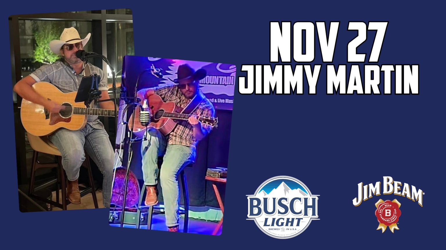 Live Music Series: Jimmy Martin | Wednesday, Nov. 27 – Best Sports Bar ...